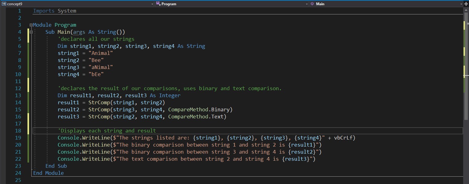 Beginning Visual Basic Final Exam and Final Project Samples